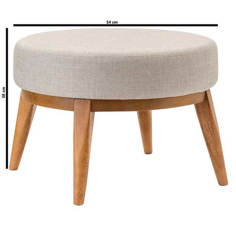 Puff Valentina Living Furniture Beige GENERICO | falabella.com