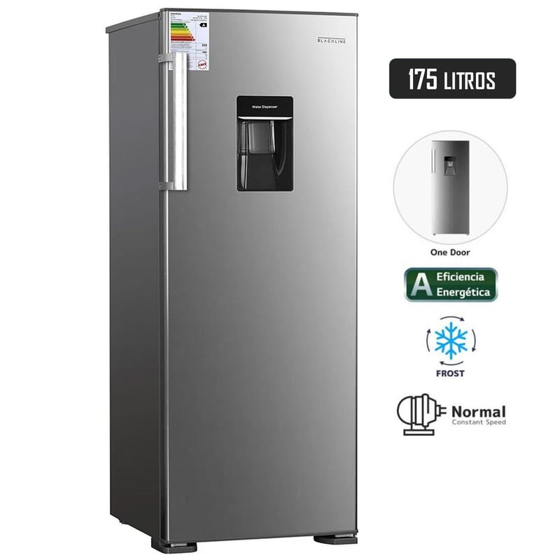 Refrigeradora Blackline 175L Frost 1PD Inox | Sodimac Perú
