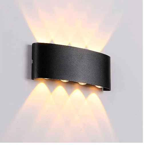 Aplique led lampara de techo para pared foco decorativo 8 luces spots ...