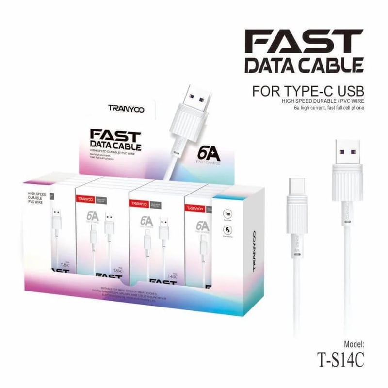 Cable Usb Tipo C Para Carga Rápida 1 Metro Fast 6a Data ANKAFA IMPORTACI?N | falabella.com