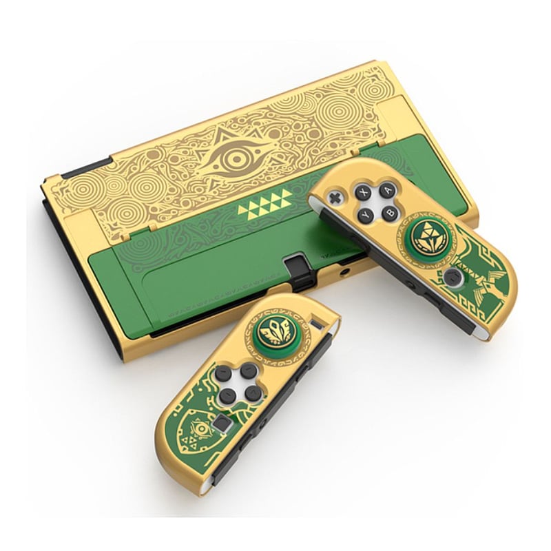 Case Funda Protector Nintendo Switch Oled Joy Con Zelda Golden GENERICO ...