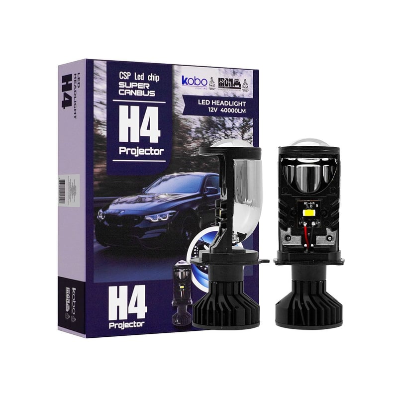 Kit Foco Led Luz Canbus H4 Lupa Proyector Premium Alta Baja GENERICO ...