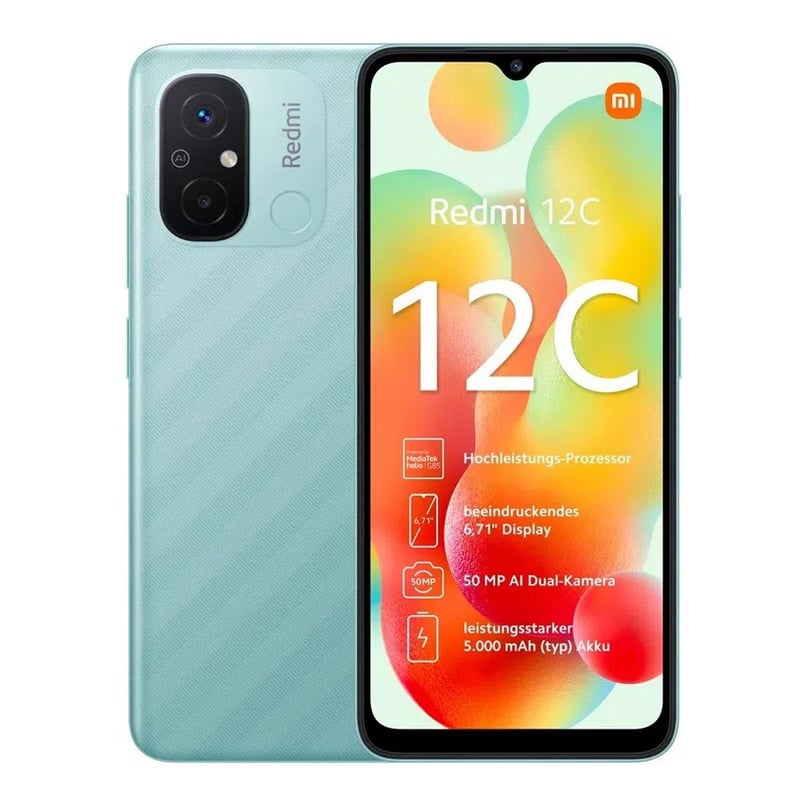 REDMI 12C 4GB RAM / 128 GB VERDE XIAOMI | falabella.com