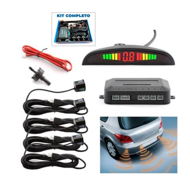 Sensor De Retroceso Reversa Parqueo Alarma Auto Carro | Sodimac Falabella