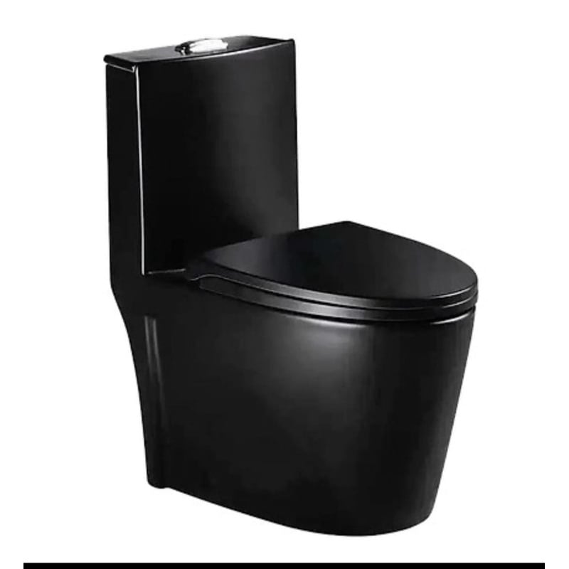 INODORO ONE PIECE NEGRO MINIMALISTA GENERICO | falabella.com