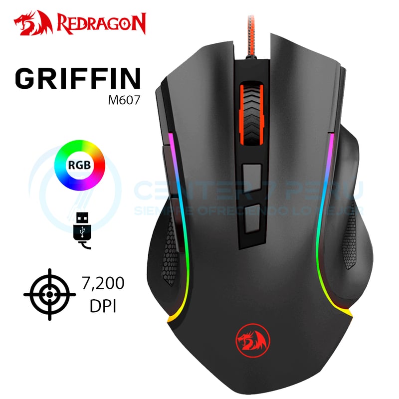 M607 Mouse Redragon GRIFFIN NEGRO REDRAGON | falabella.com