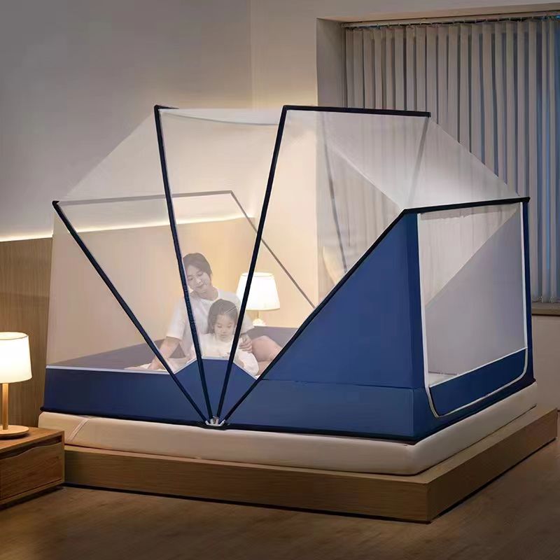 MOSQUITERA PORTÁTIL PLEGABLE Para Cama de 2Plz BLUE CASATEX | falabella.com