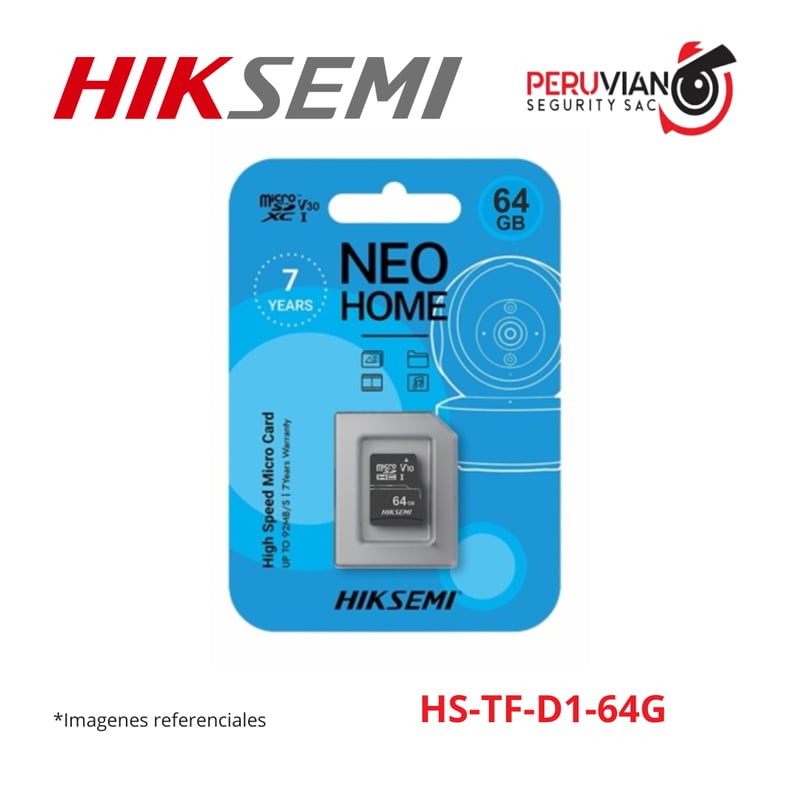 HIKSEMI MEMORIA MICRO SD 64GB HIKVISION | falabella.com