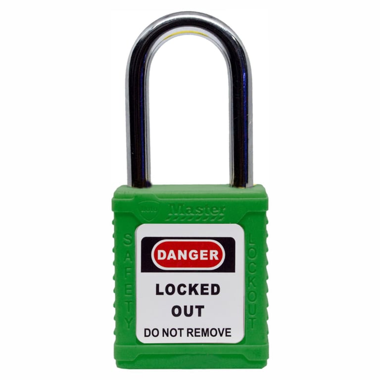 CANDADO DE SEGURIDAD NO AISLADO, 1 1/2", 2 LLAVES, COLOR VERDE LOTO ...
