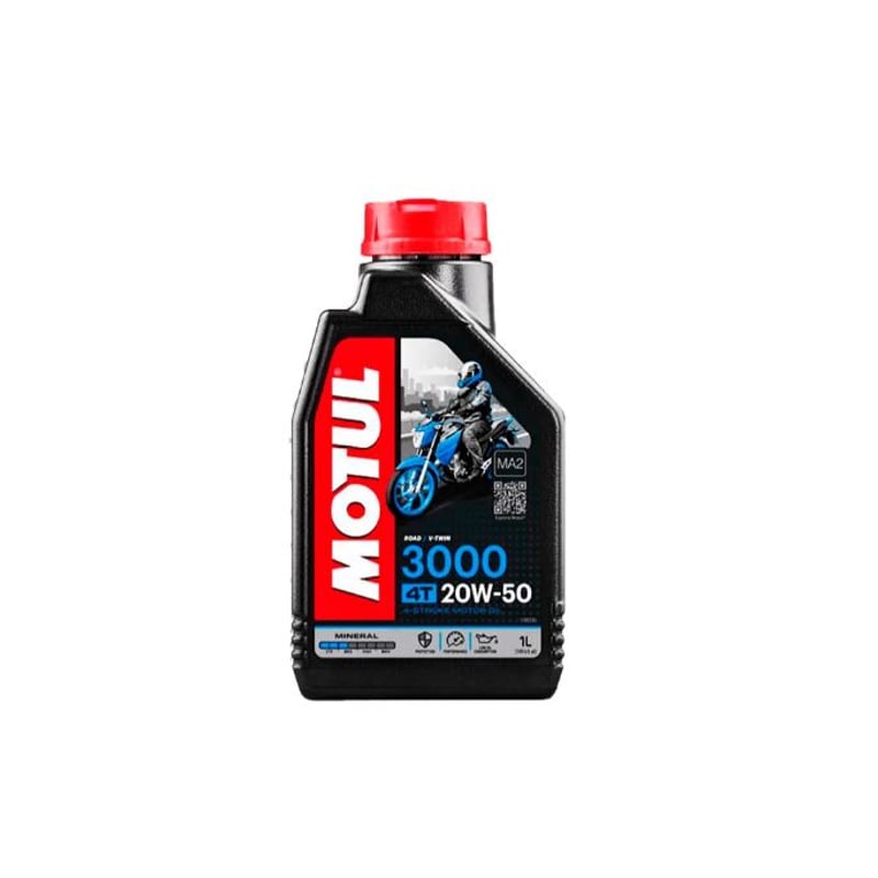 ACEITE PARA MOTO 4T MOTUL 3000 SAE 20W50 MINERAL K&N | falabella.com