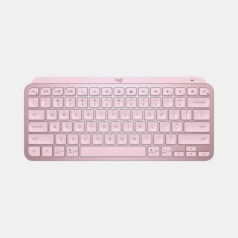 TECLADO LOGITECH MX KEYS MINI ROSE SPANISH SMART ILLUMINATION LOGITECH ...