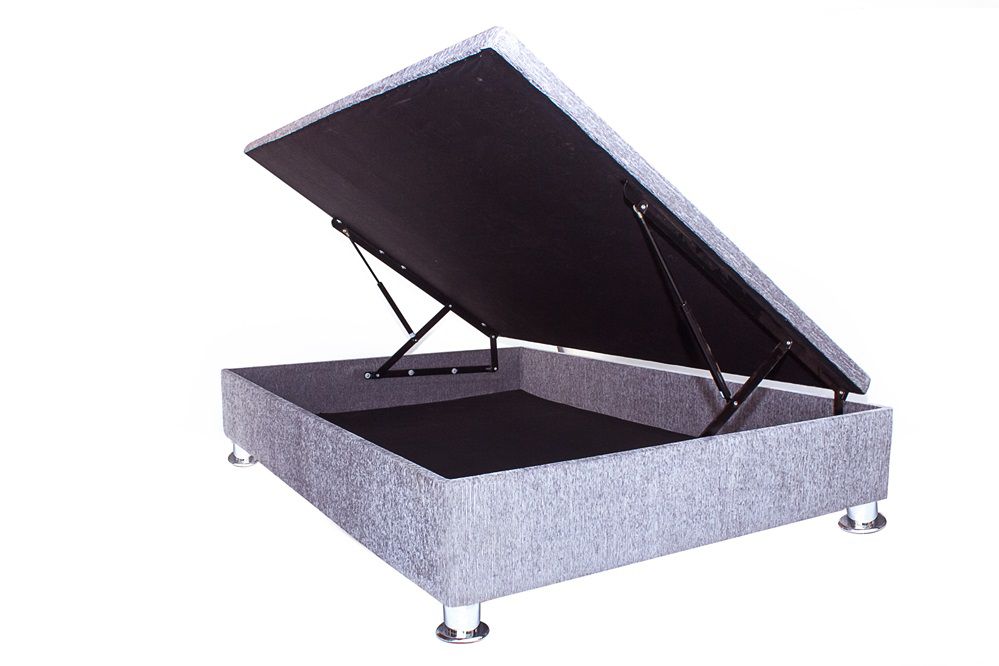 Box Espacio Tarima reforzado 2 Plazas + Tela ALPHA (Color Gris Plata ...