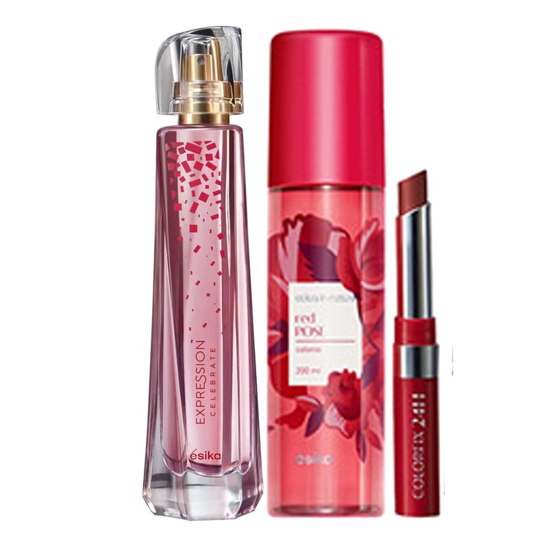 Expression Celebrate Perfume de Mujer con Refresh y Labial ESIKA ...