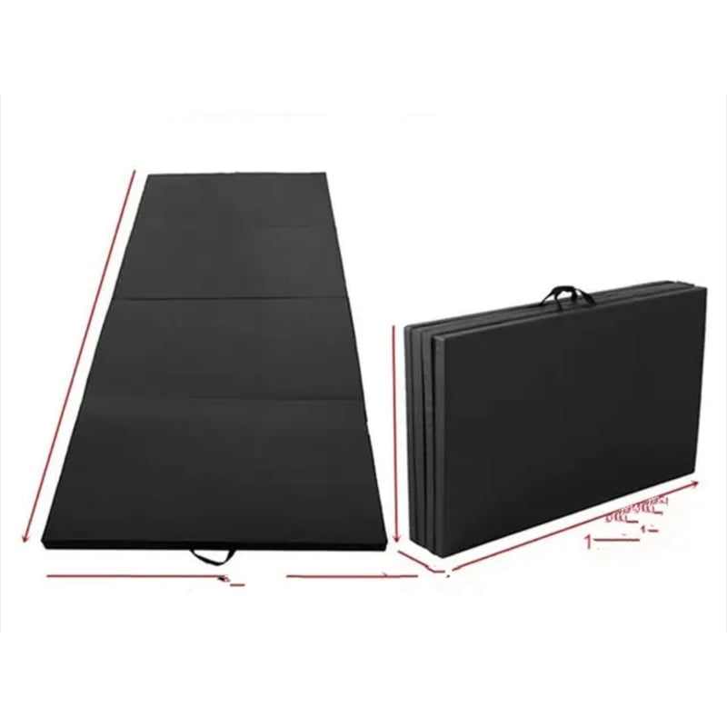 colchoneta plegable con asa cuero pu importado 180x90x5cm GENERICO ...