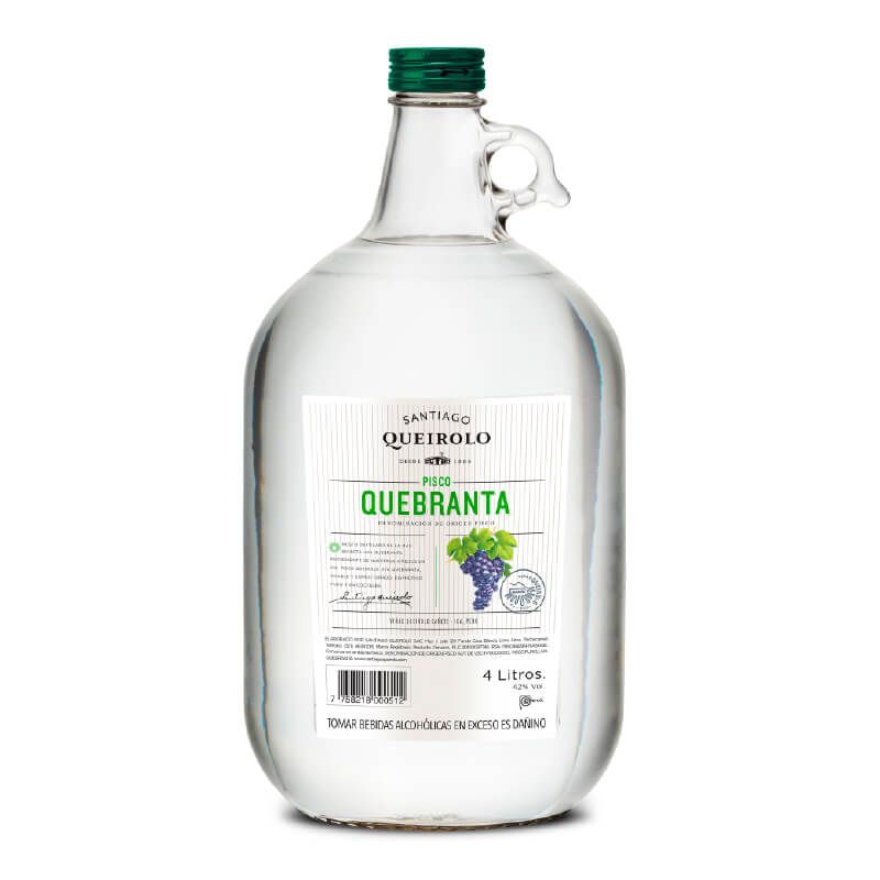 PISCO QUEIROLO PURO QUEBRANTA 4LT GALÓN GENERICO | falabella.com