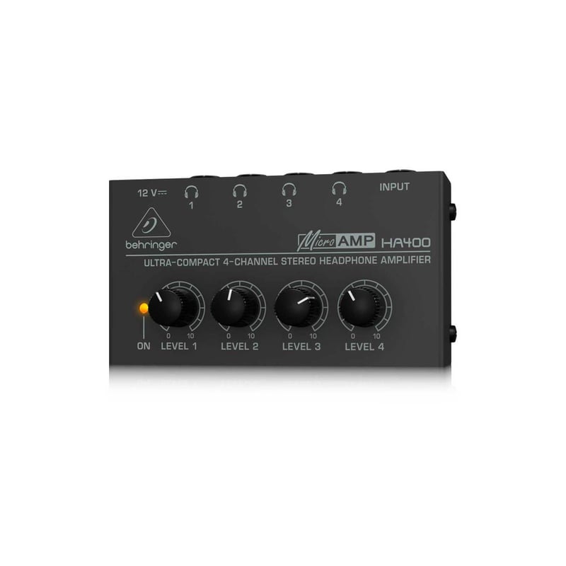 HA400 - Amplificador de audífonos stereo - 4 canales BEHRINGER ...