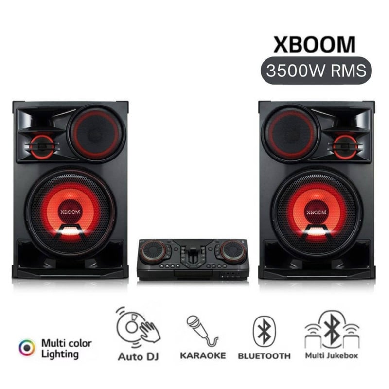 Minicomponente LG Xboom CL98 3500 Watts con Luces LG | falabella.com