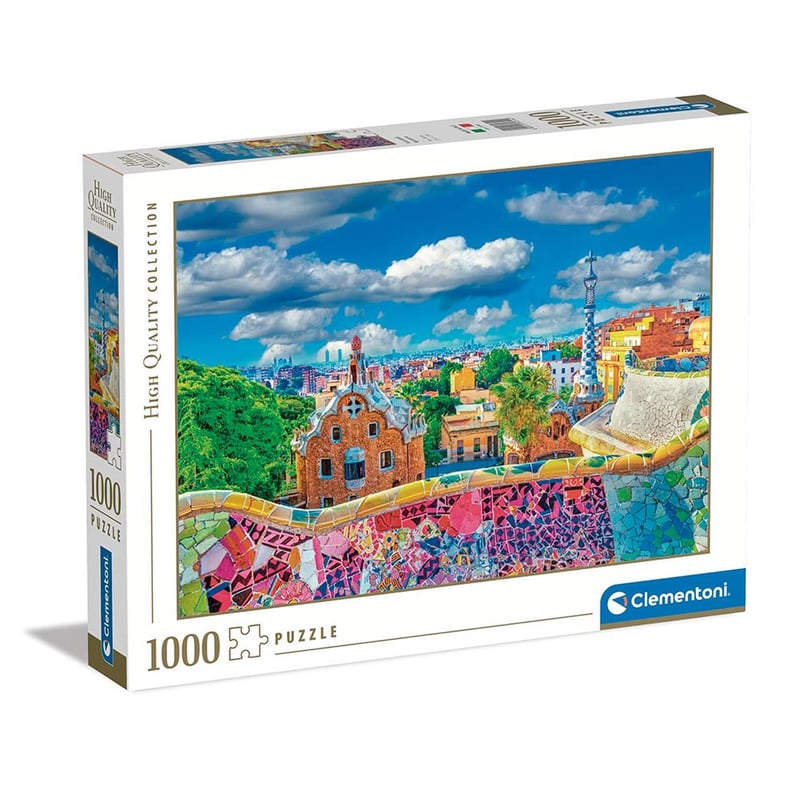 Clementoni Rompecabezas de 1000 piezas - PARK GÜELL - BARCELONA ...