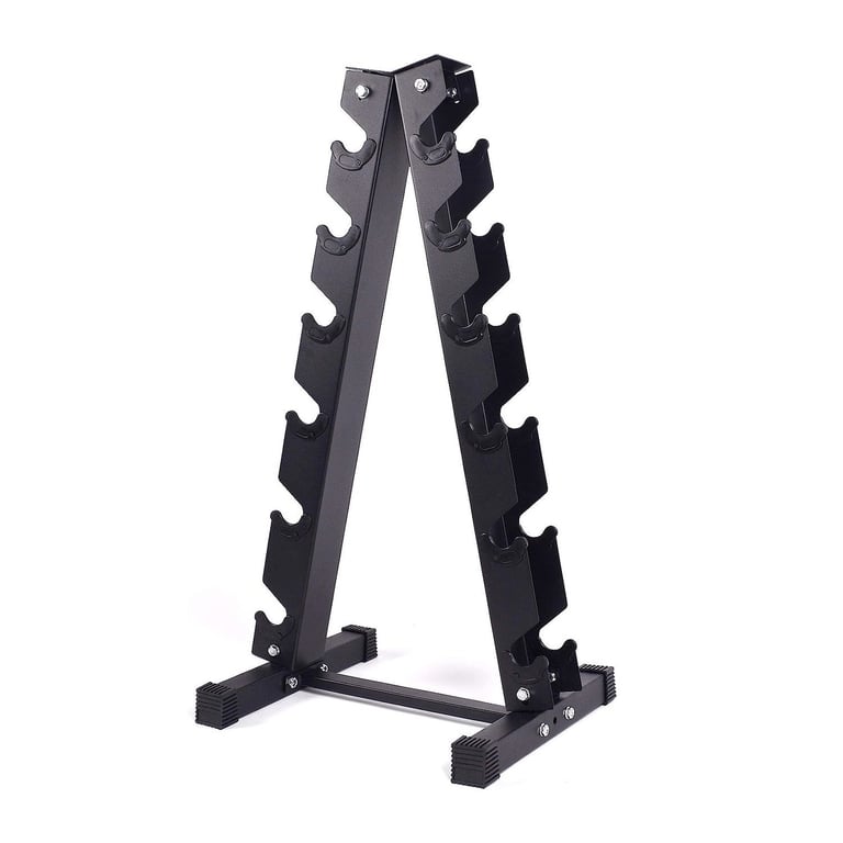 Soporte de mancuernas rack para pesas alta resistencia Black ALPHA GYM ...