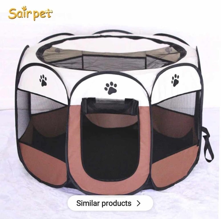 Corral Plegable Jaula Portatil Mascotas Perro Gato -Talla S GENERICO ...