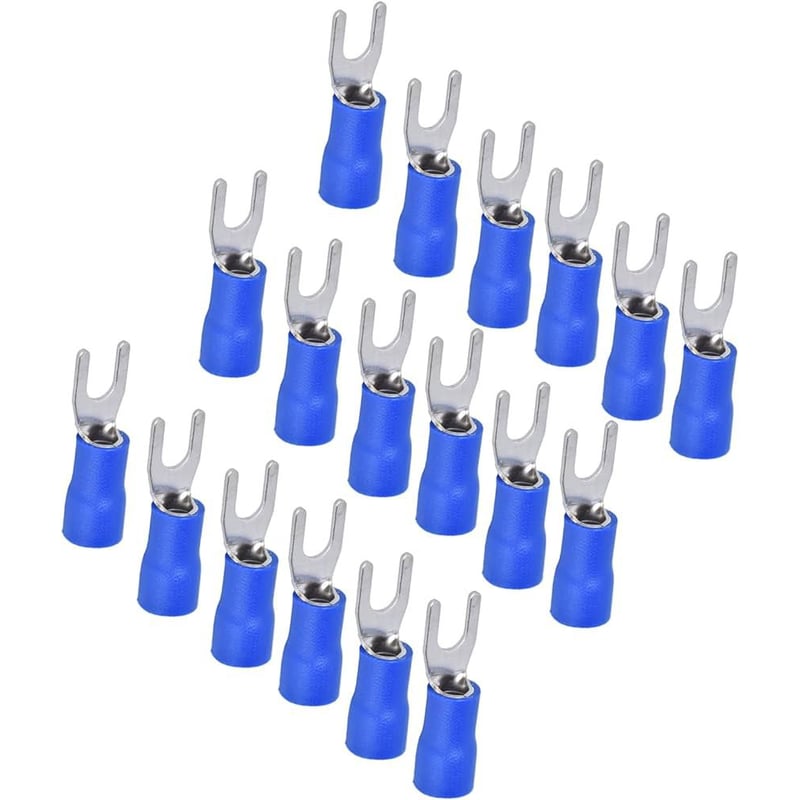 Terminal Aislado 3/16" Tipo Uña Azul (Cable 16-14 awg) X 20 UND | Sodimac Falabella