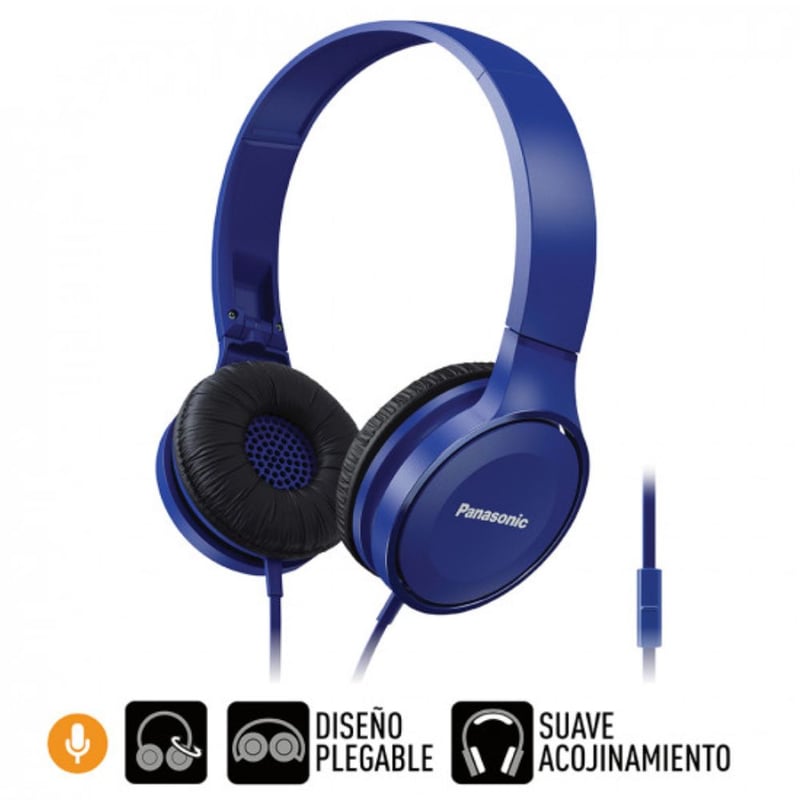 Audífonos Panasonic Con Micrófono Azul PANASONIC | falabella.com