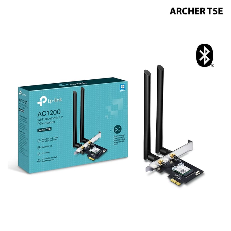 TP-LINK AC1200 WI-FI BLUETOOTH 4.2 PCI EXPRESS ADAPTER (ARCHER T5E) TP ...