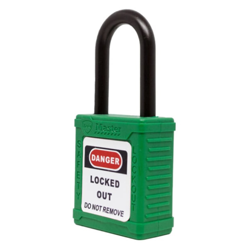 CANDADO CORTO AISLADO COLOR VERDE. LOTO MASTER | falabella.com