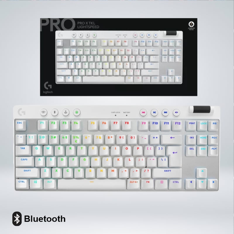 TECLADO GAMER LOGITECH PRO X TKL RGB BLUETOOTH WIRELESS LOGITECH ...