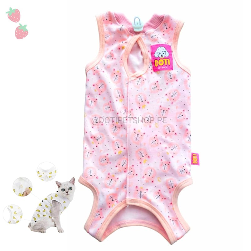 Faja Post Operatoria Gato y Perro - Pink L 35cm | Sodimac Perú