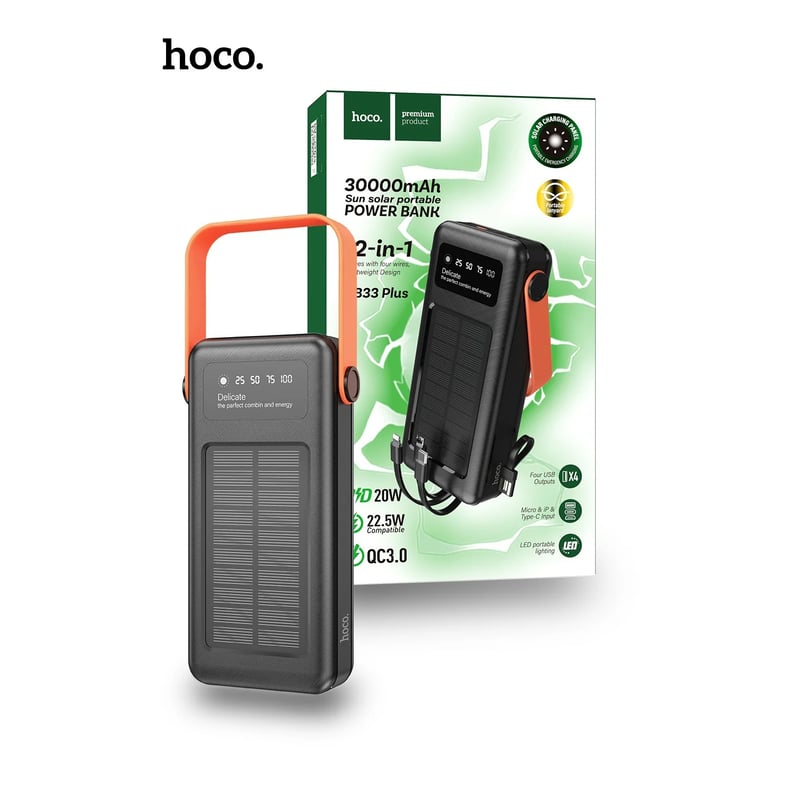 Power Bank 30000 mha Carga Rápida 22W Hoco Premiun HOCO | falabella.com