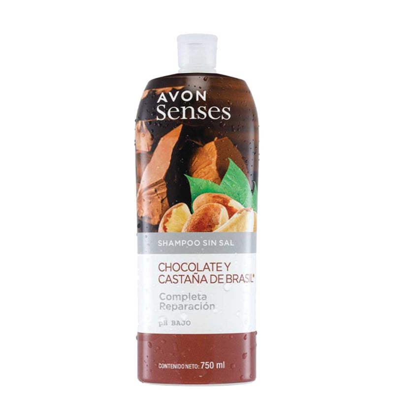 Shampoo Chocolate y Castaña De Brasil 750ml Avon Senses AVON ...