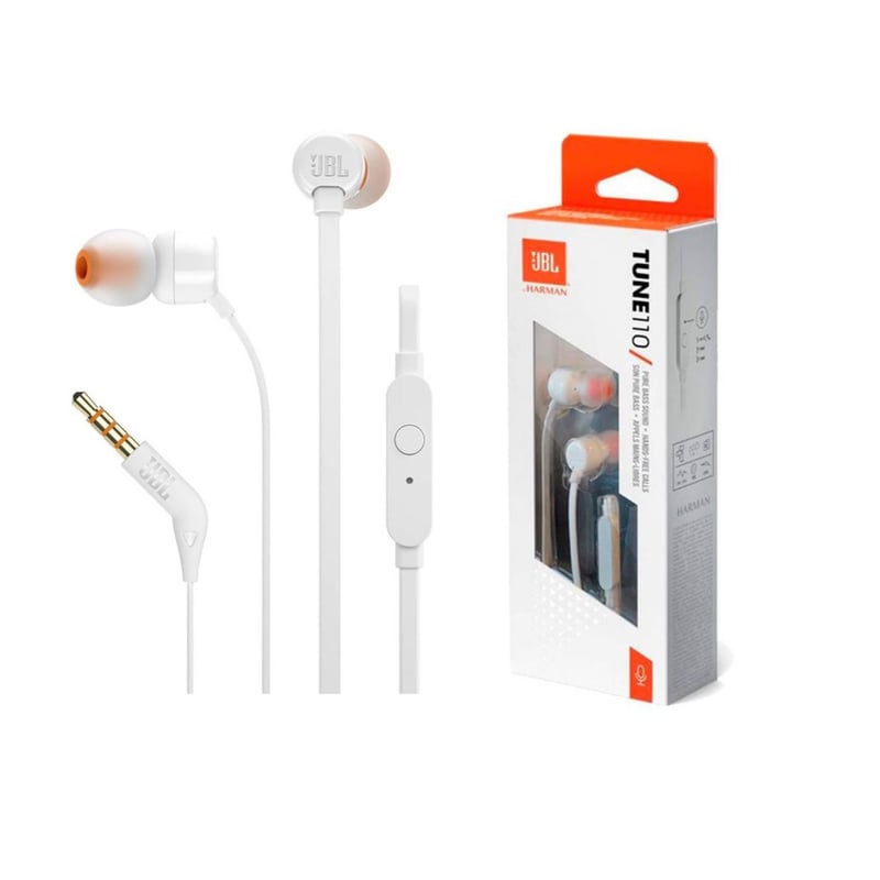 Audífonos JBL Tune T110 Blanco JBL | falabella.com