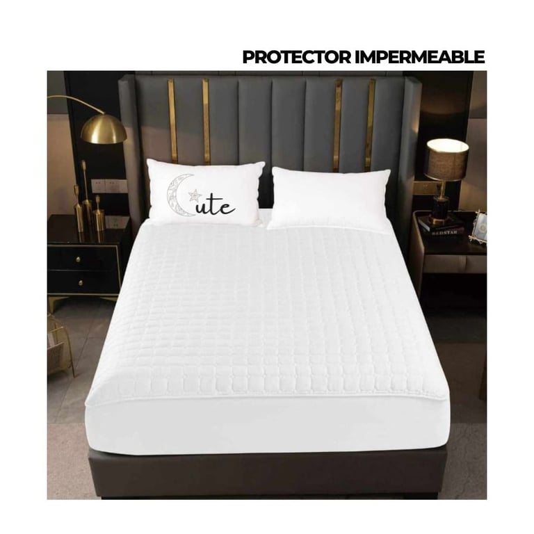 FORRO DE COLCHÓN IMPERMEABLE DE 2 PLAZAS CUTE | falabella.com