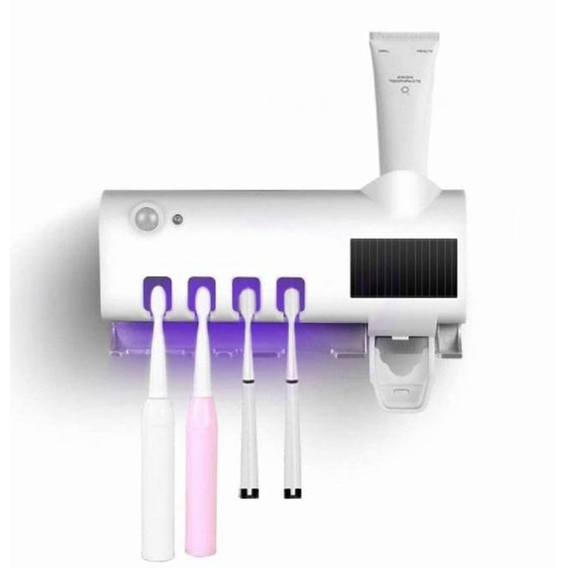 Porta Cepillos Inteligente con Dispensador de Pasta Dental UV GENERICO ...