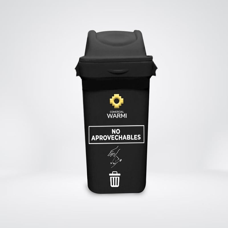 Tacho Modelo Ecoplast Vaivén WARMI 55 Lt Negro No Aprovechables WARMI ...