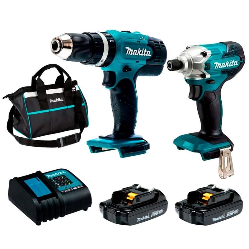 Combo kit 18V LXT Makita DLX2336SYX Taladro Percutor 12 Atornillador de ...