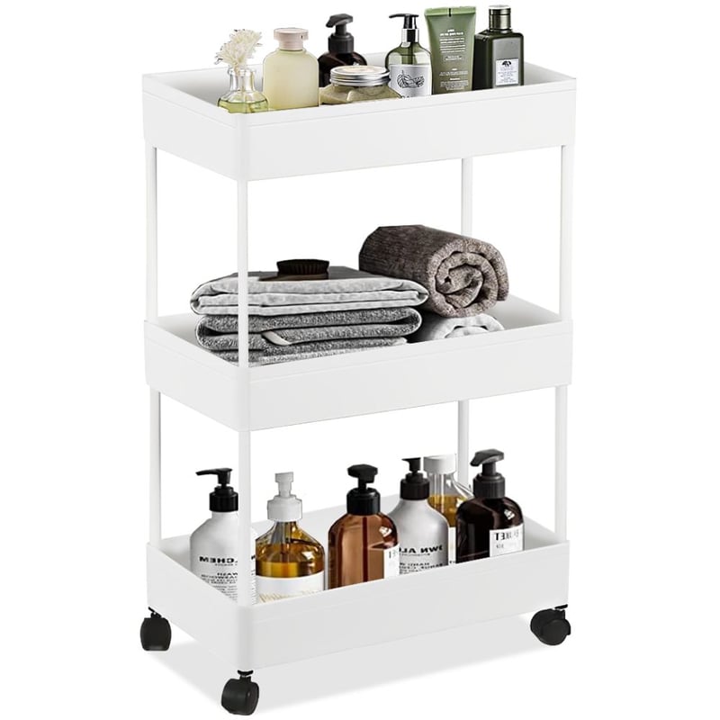 Carrito Organizador Baño Maquillaje Ahorrador de Espacio B 33N MINARI | falabella.com