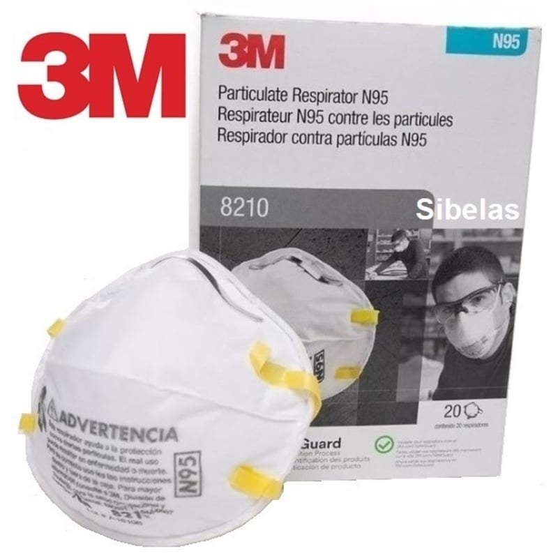 4 Respiradores 3M N95 8210 Mascarillas N95 3M | falabella.com