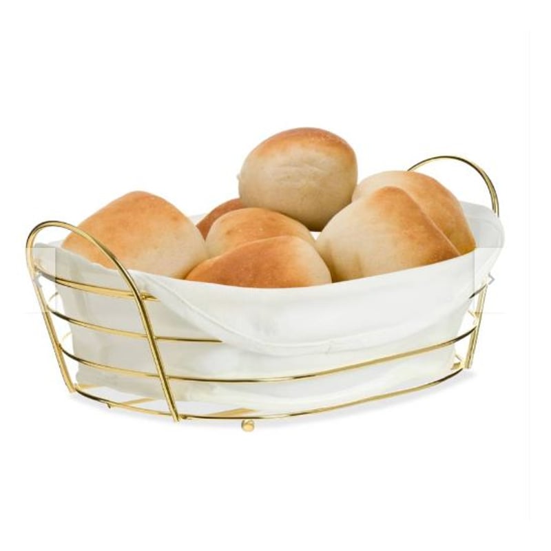 Panera Ovalada Dorada Canasta de Pan Elegante GENERICO | falabella.com