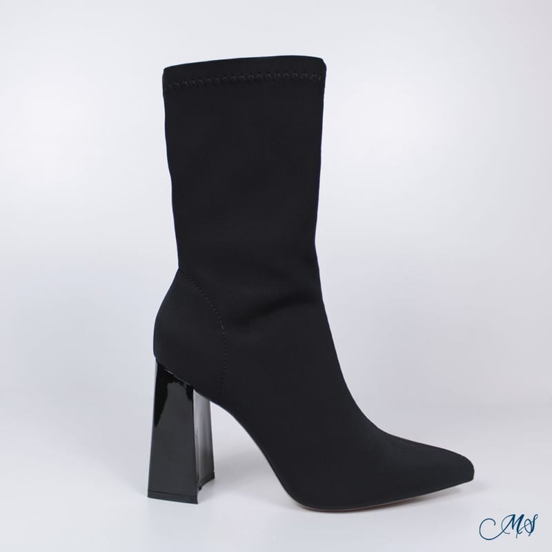 Botas Cortas Licra Negro M26 MARGLO SHOES | falabella.com