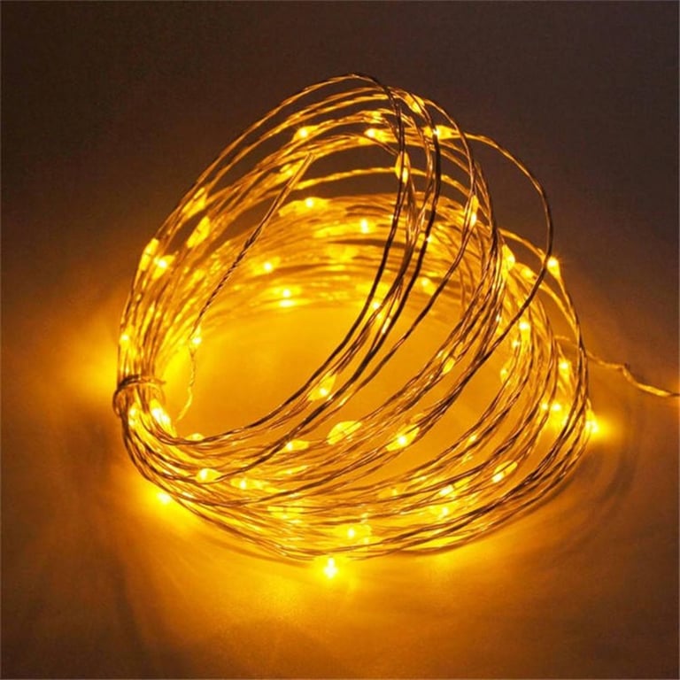 ALAMBRE DE LUCES LED 10 METROS AMARILLO GENERICO | falabella.com