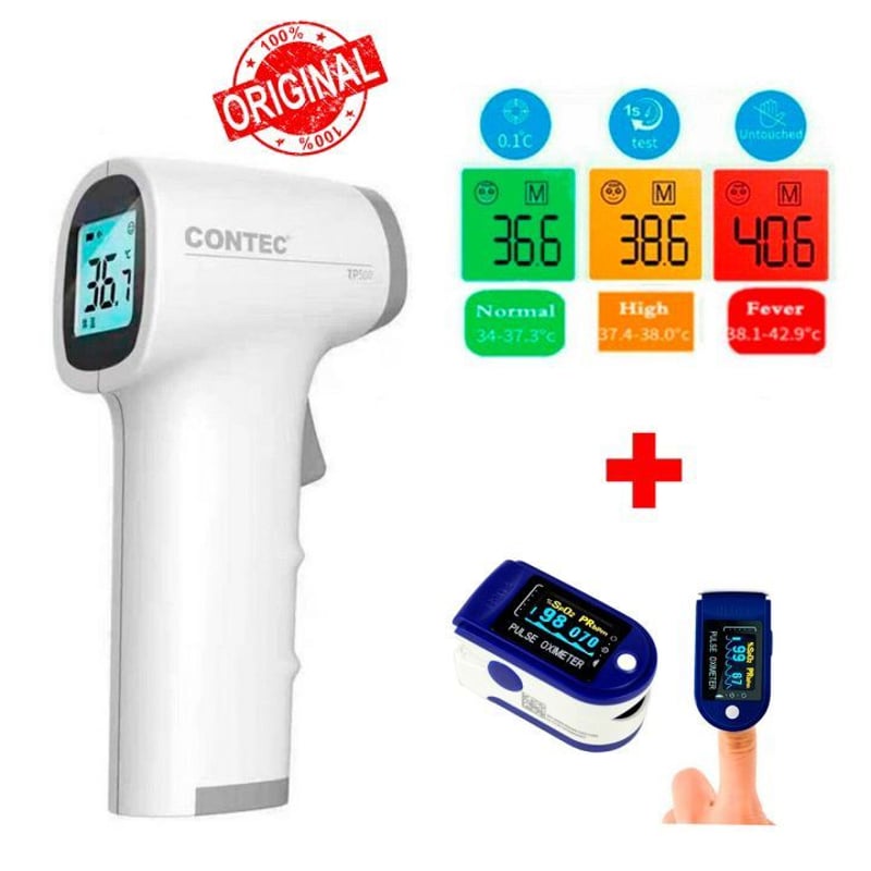 PACK CONTEC TERMOMETRO Y OXIMETRO CONTEC | falabella.com