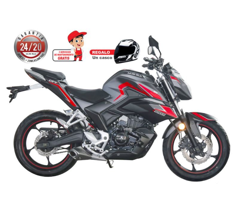 MOTOCICLETA MAVILA PISTERA CR4 - GRIS MAVILA | falabella.com