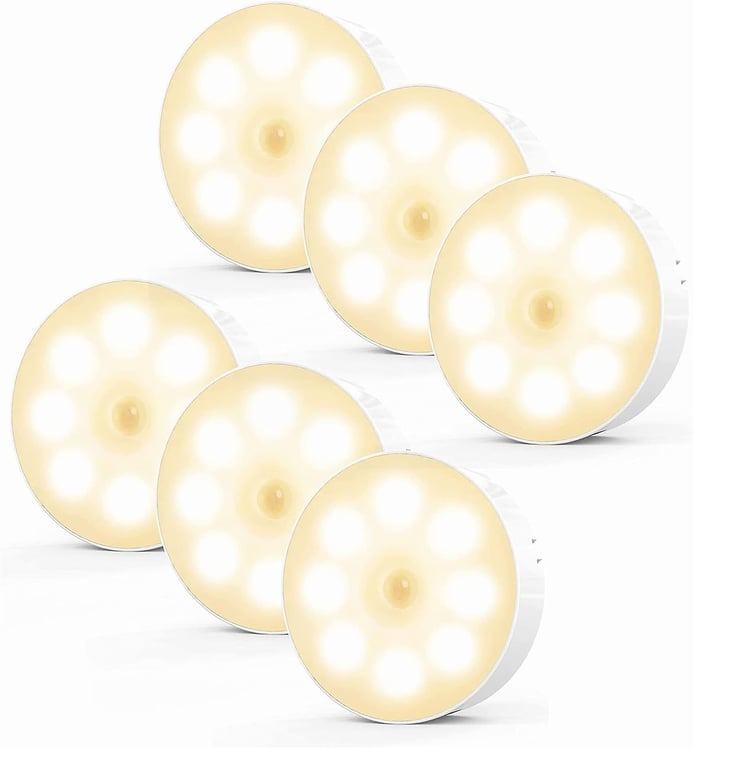 Luces LED con Sensor de Movimiento 6 Pcs OEM | falabella.com