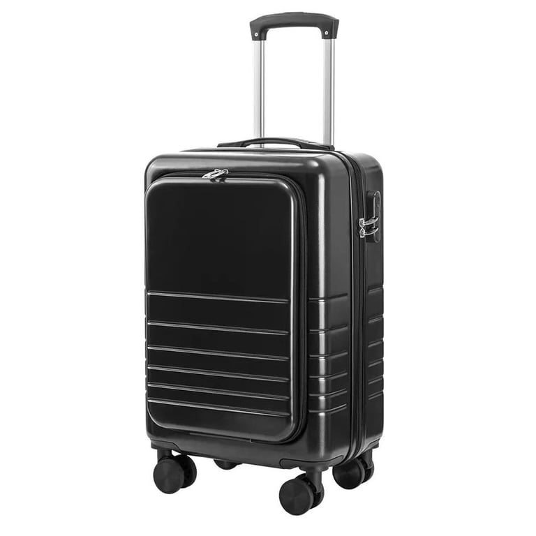 Maleta de Viaje Carry-On de Mano Cabinera Compartimiento Laptop Negro ...