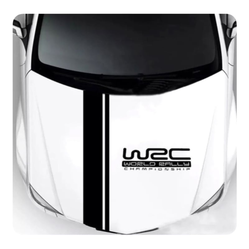 Sticker Capot - D Stl - Lineas WRC - Negro GENERICO | falabella.com