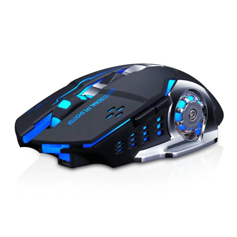 MOUSE INALAMBRICO GAMER RECARGABLE LUZ RGB - TWOLF T WOLF | falabella.com