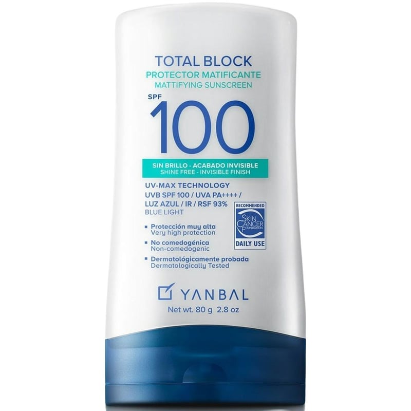Total Block Protector Solar Matificante SPF 100 Yanbal YANBAL ...