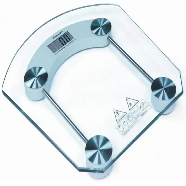 Balanza digital de vidrio personas báscula soporte 150kg ALPHA GYM ...